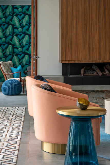 Retro Living Room Décor Ideas for Mid-century Homes - Rétro - Salon ...