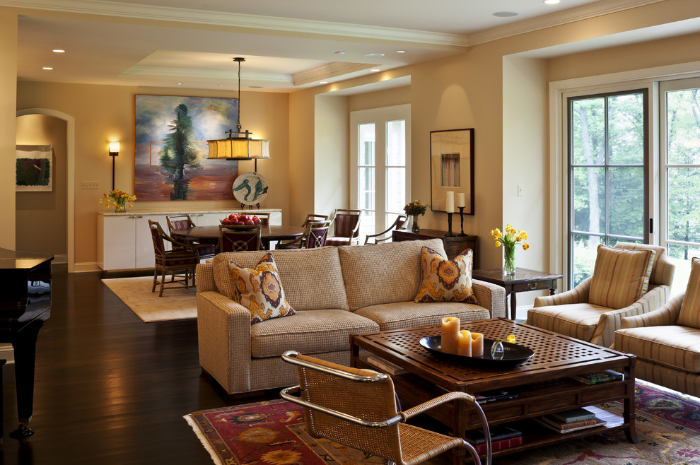 Richard and Marsha French Country Home - Living Room - Baltimore - by ...