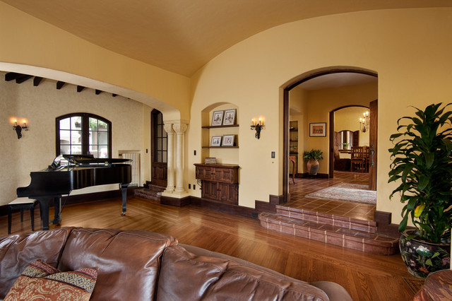 Richard Requa Historic Remodel and Addition - Mediterranean - Living ...