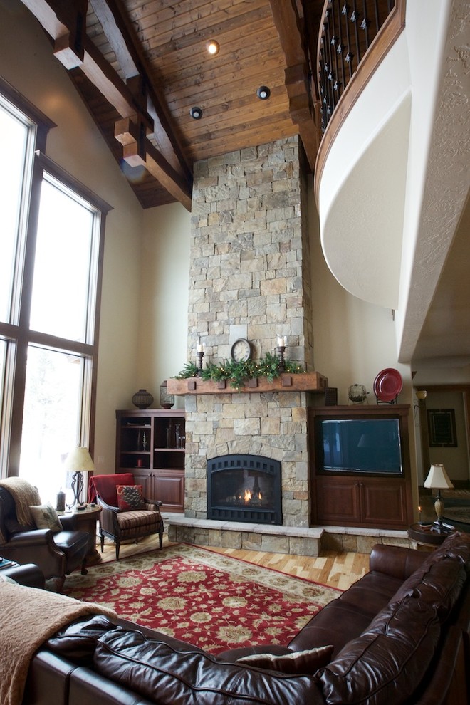 RICHARDS - Traditional - Living Room - Boise - by Pinetop Custom Homes ...