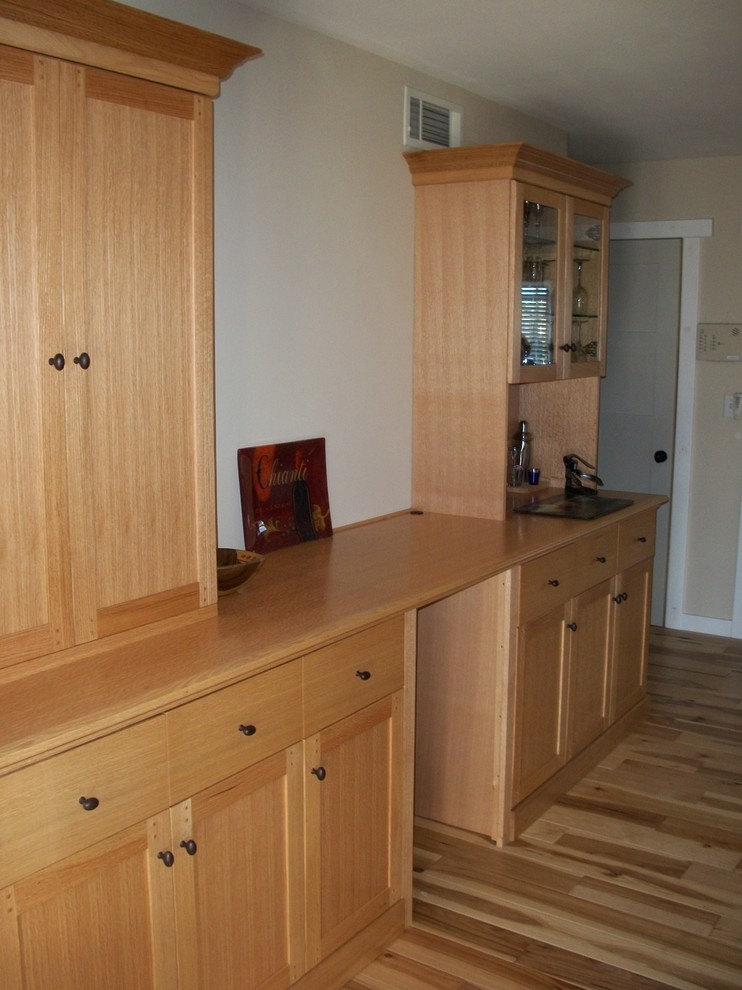 Rift Red Oak Wall Cabinet - Modern - Living Room - Los Angeles - by ...