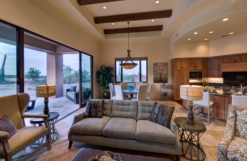 Ritz Carlton Residence Model - Transitional - Living Room - Phoenix ...