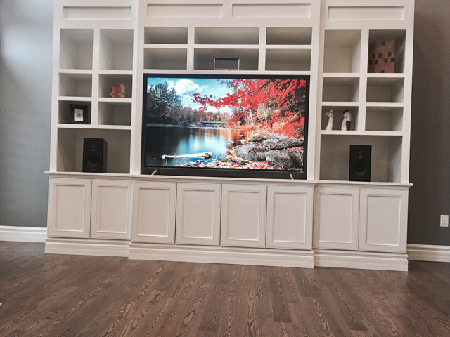 River Downs Built In Media Wall Unit - Contemporary - Living Room ...