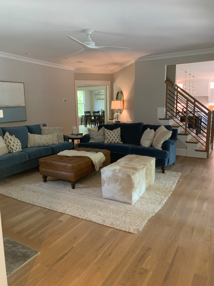 River Run Pool House & Whole House Renovation - Salon - Charlotte - par ...