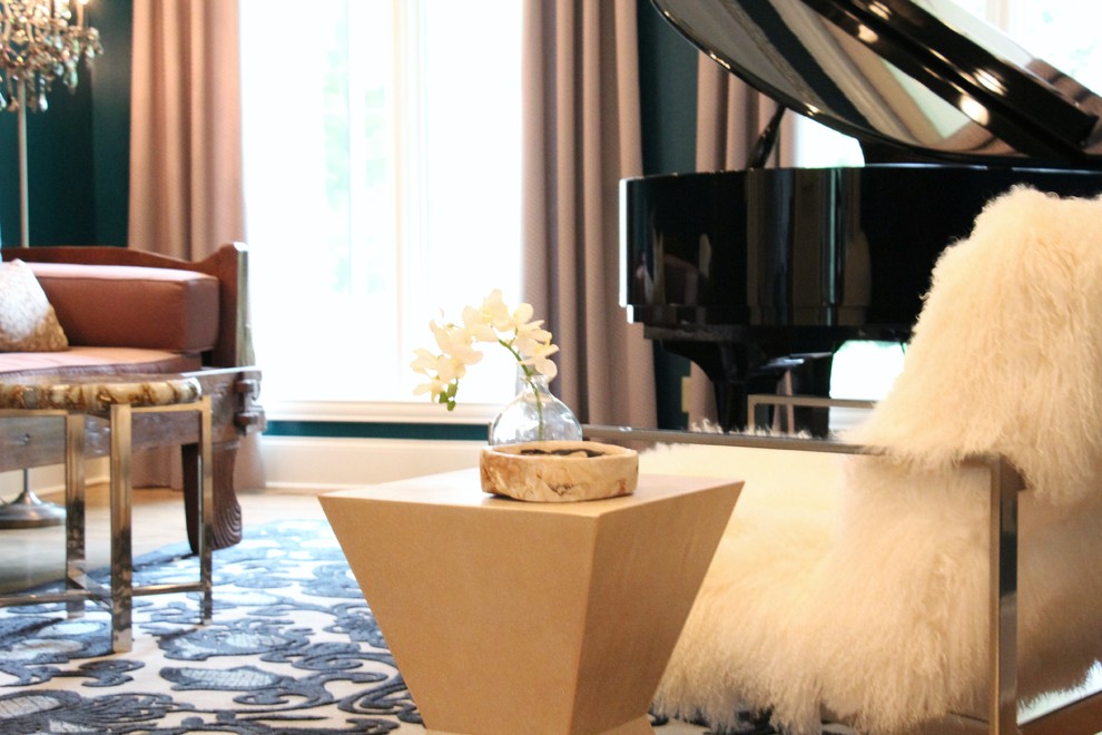 Roclare Roe Design + Build//Clayton Mo - Transitional - Living Room ...