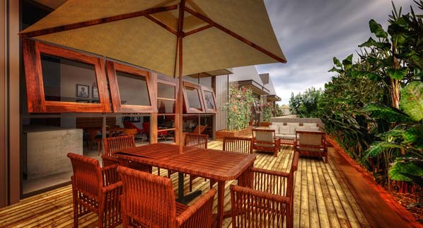 Roof Top Lofts - Modern - Deck - Nashville - by BUILDING IDEAS / David ...