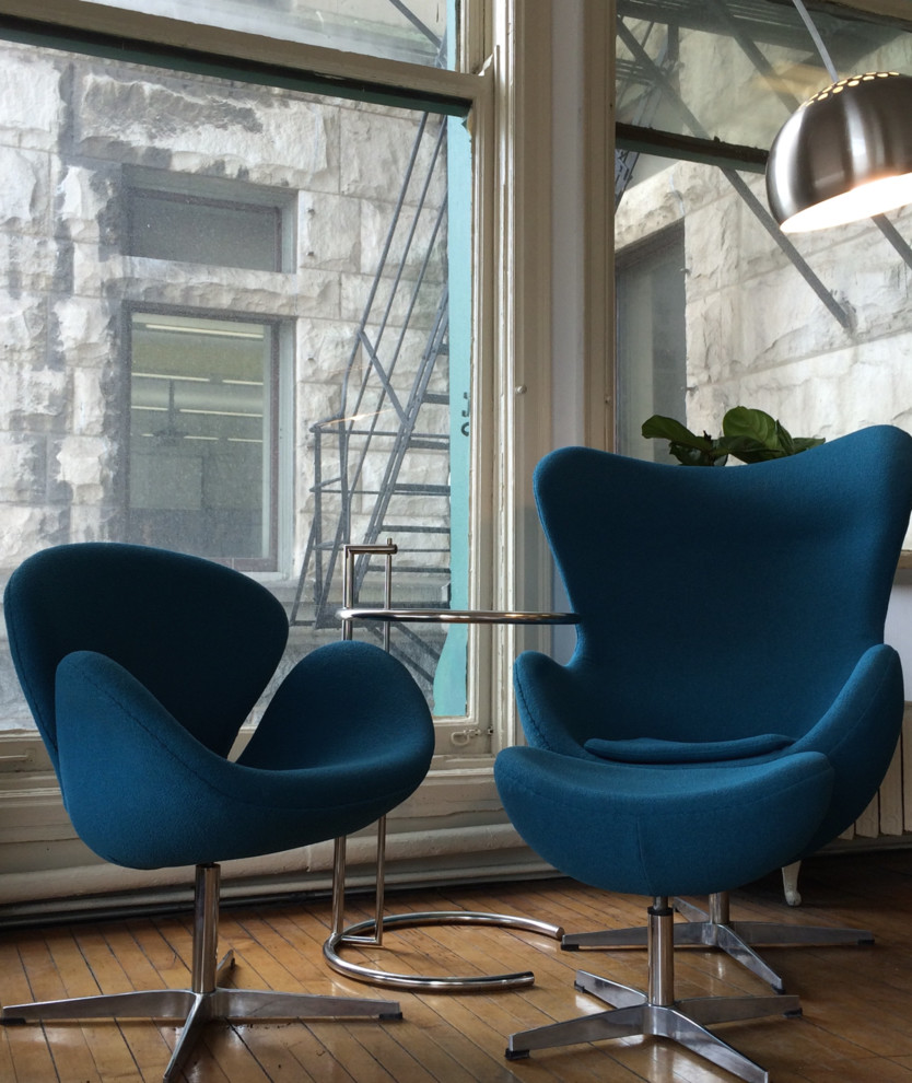 Rooms with our Egg Chair Reproduction - Midcentury - Living Room ...