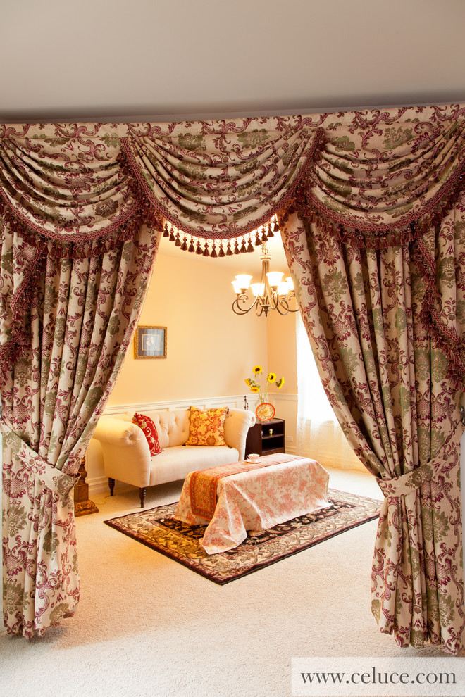 Rosy Queen Swag Valances Window Treatment by celuce.com - Traditional ...