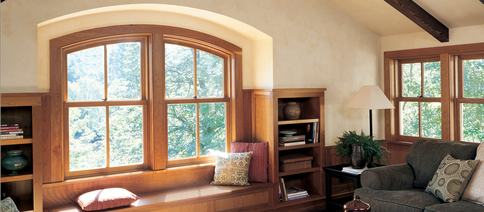 Round Top Windows - Traditional - Living Room - Minneapolis - by The ...