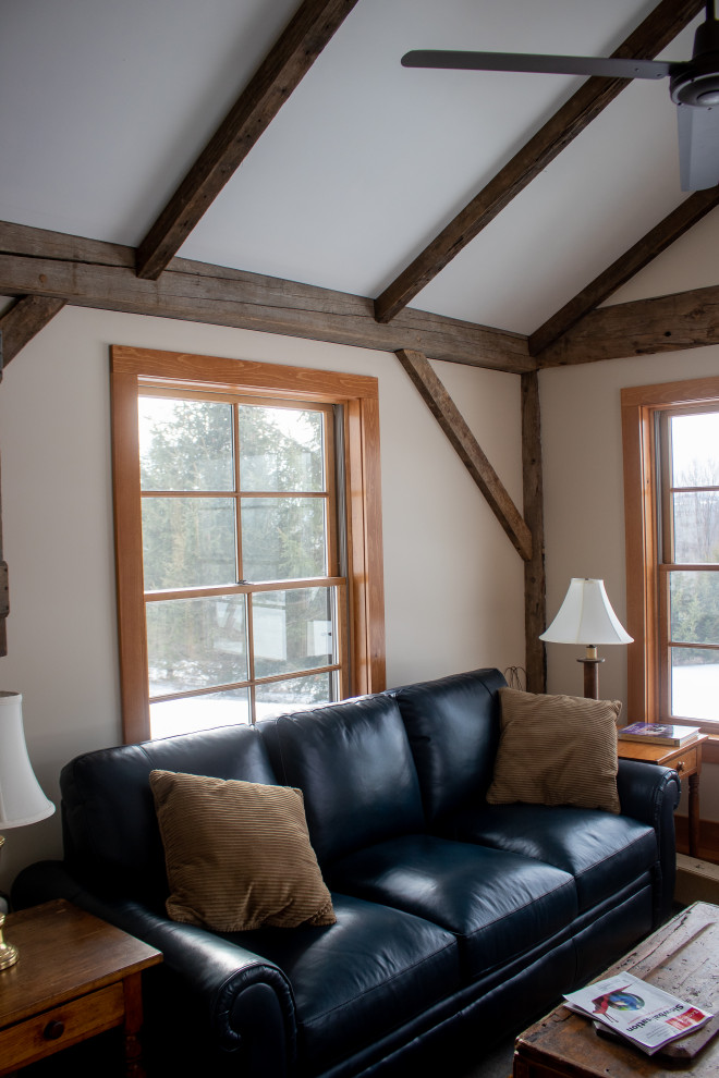 Rustic Barn Home - Rustic - Living Room - New York - by Dimon ...