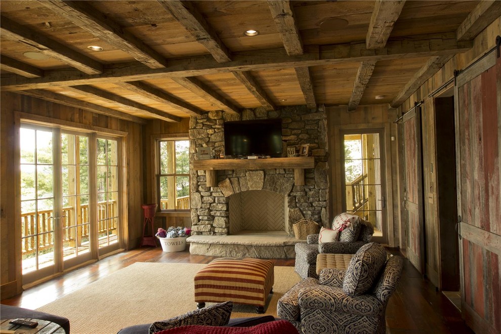 RUSTIC BLUE RIDGE - Rustic - Living Room - Atlanta - by Marvin | Houzz