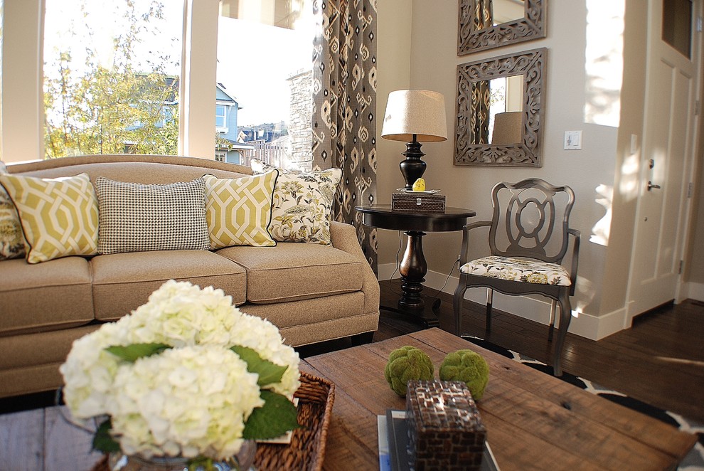 Rustic Chic Living Room - Eclectic - Living Room - Boise - by Judith ...