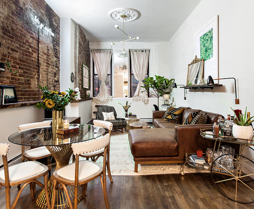 Rustic Eclectic in Alphabet City - Eclectic - Living Room - Seattle ...