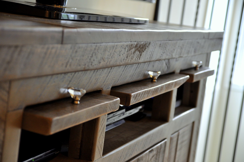 Rustic Entertainment Console- Rustic Slate Gray - Rustic - Living Room ...