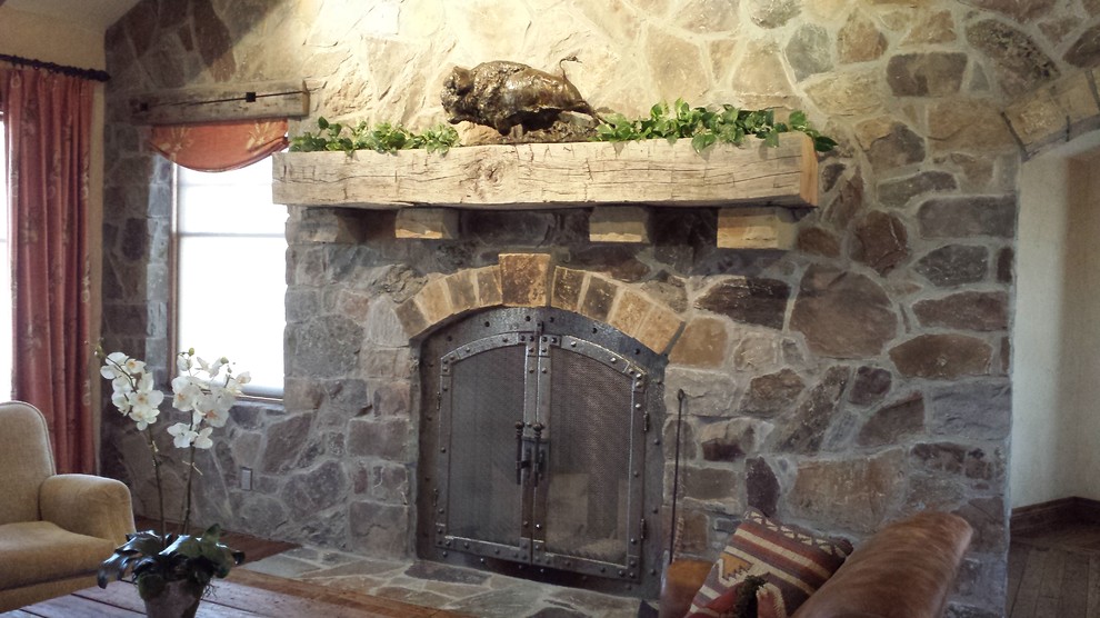 Rustic Firplace Doors - Rustic - Living Room - Other - by PC Industries ...