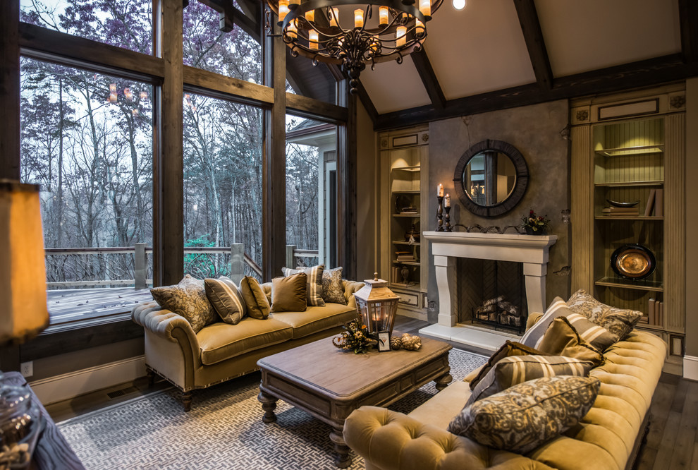 Rustic Keeping Room - Rustic - Living Room - Other - by Fairview Custom ...