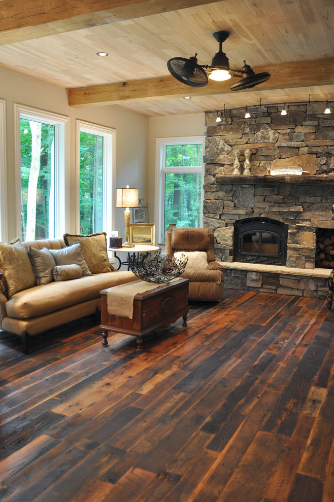 Rustic meets Contemporary - Rustic - Living Room - Milwaukee - by ...