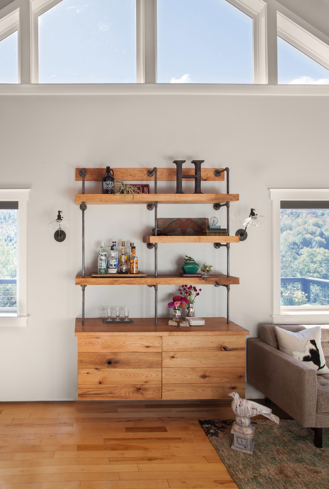 Rustic Modern in Vermont - Living Room - Burlington - by teri maher ...