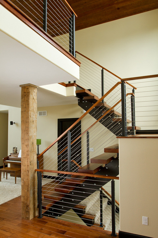 RZR Vision Cable Railing System (Modern Loft) - Modern - Staircase - DC ...