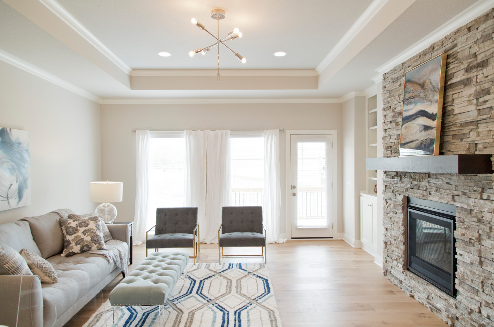 SAB Homes 2019 Spring Parade of Homes in Kansas City - Modern - Living ...