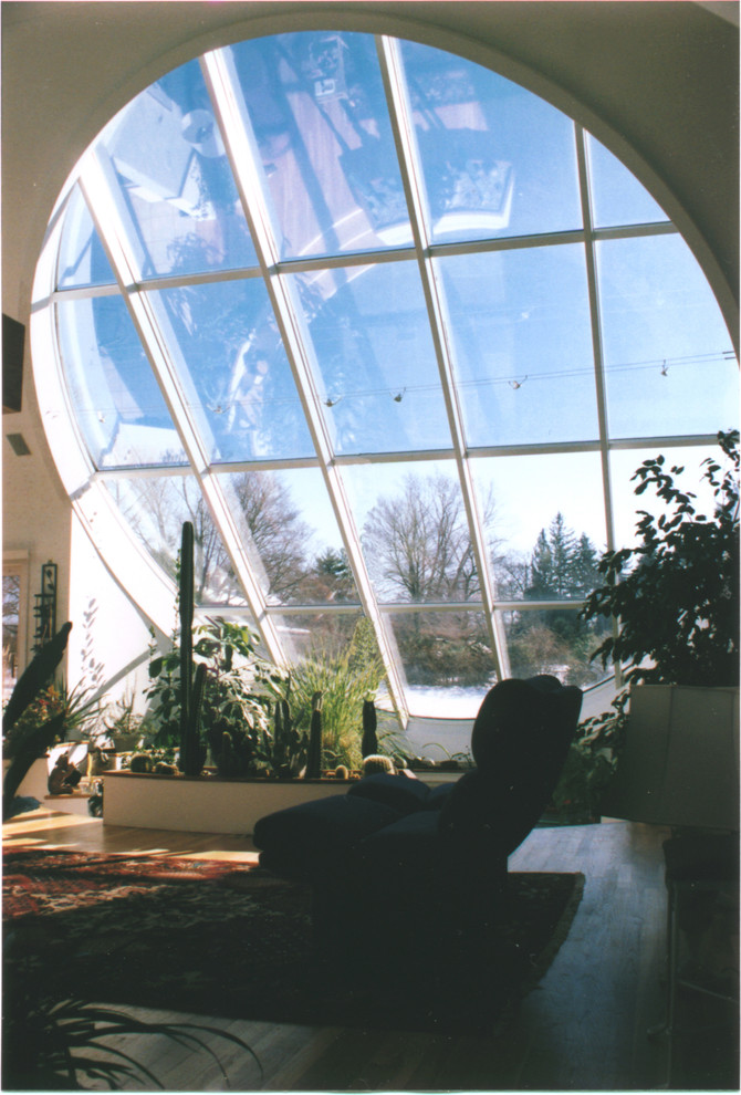 Sacred Geometry Passive Solar Hosue - Modern - Living Room - New York ...