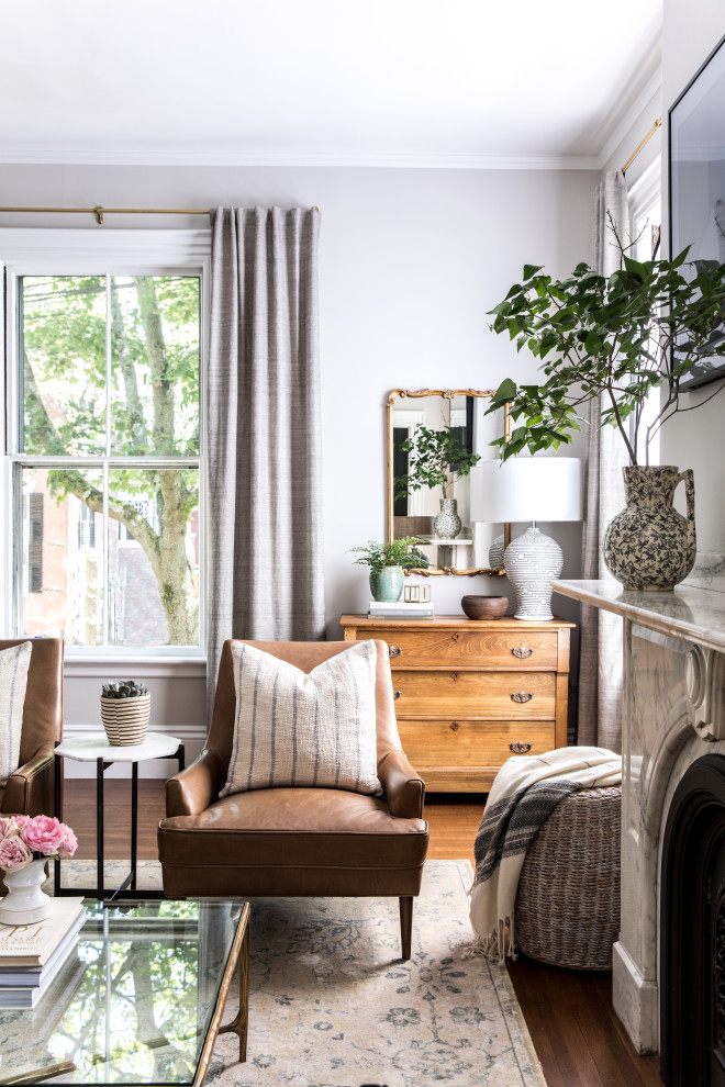 Salem Townhouse Living Room - Transitional - Living Room - Boston - by ...