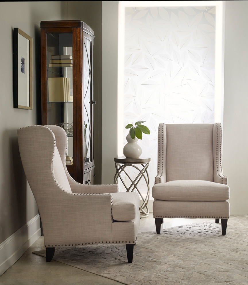 Sam Moore Tobias Wing Chair - Transitional - Living Room - New York ...