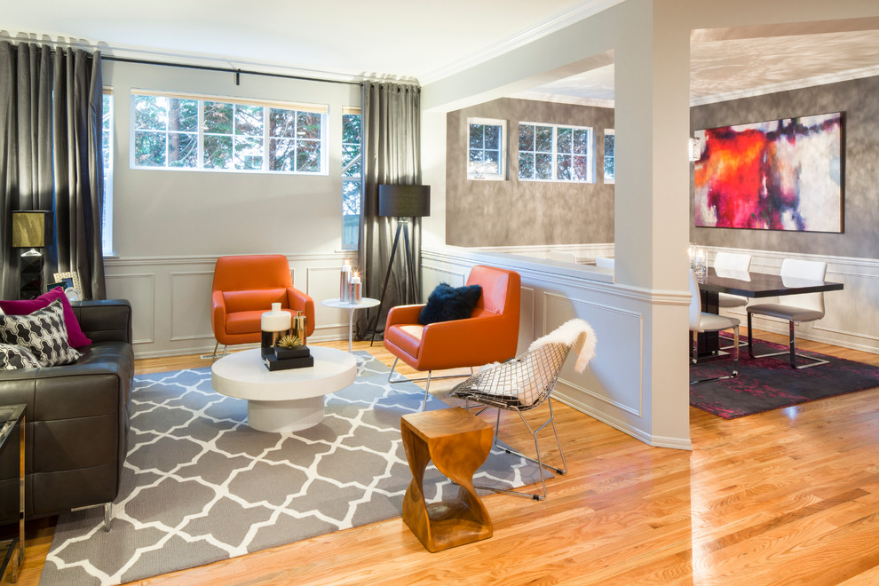 Sammamish Home - Modern - Living Room - Seattle - by Whitestone Design ...