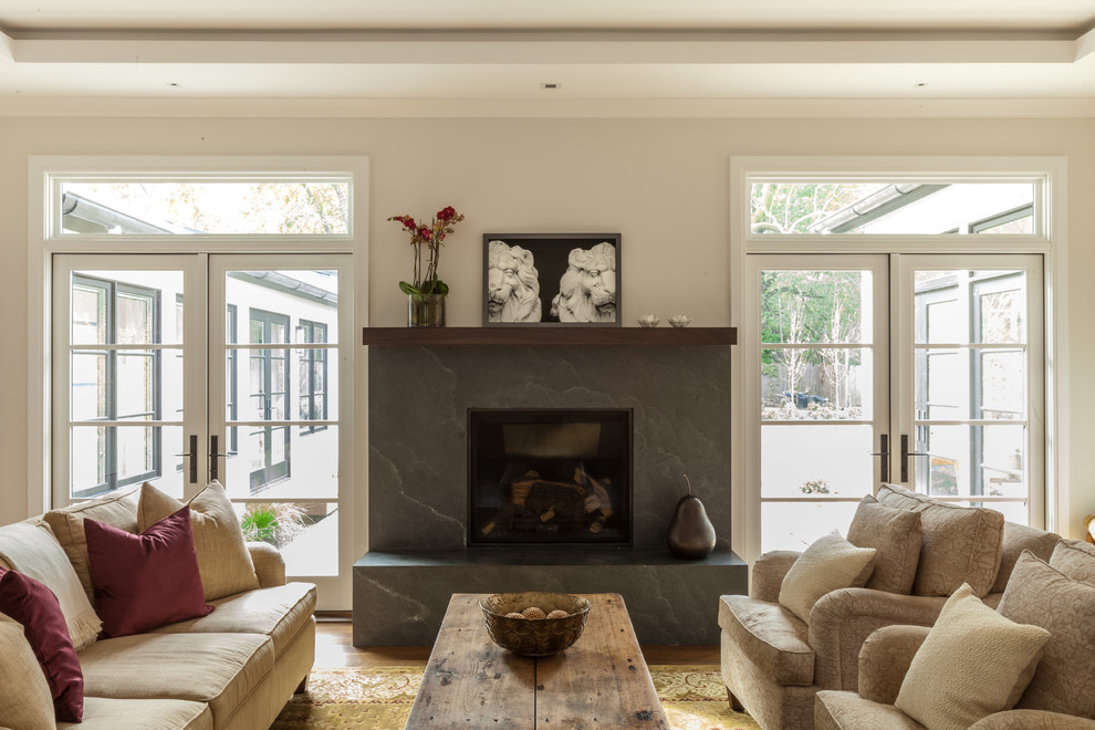 San Anselmo - Contemporary Farmhouse Living Room - Contemporáneo - Salón - San Francisco - de ...