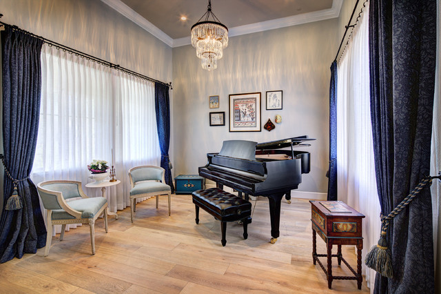 Valley Music Room - Traditional - Living Room - Sacramento - by Diehl ...