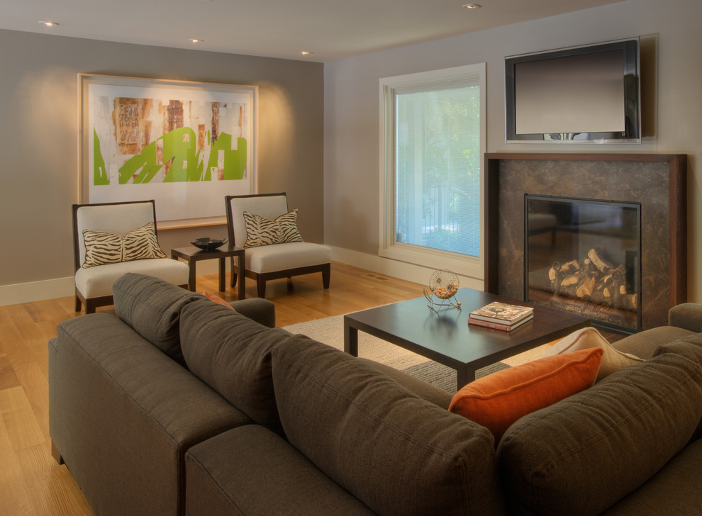 San Rafael ranch style house - Modern - Living Room - San Francisco ...