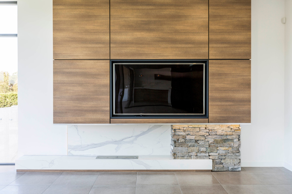 Sanctuary Cove Neolith & Engineered Stone Project - Living Room - Gold ...