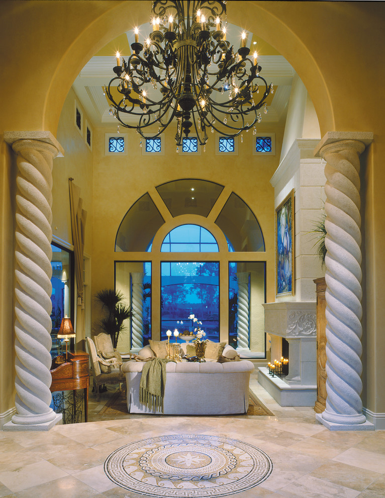 Sater Design Collection's 6930 "Lindley" Home Plan - Mediterranean ...