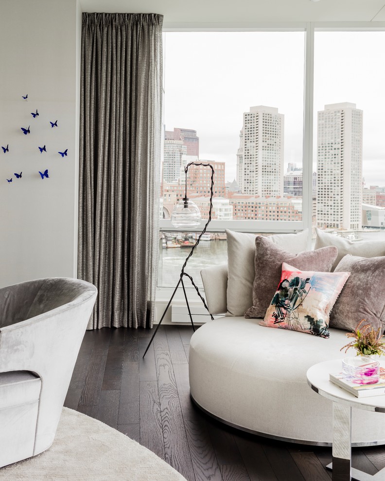 Seaport High Rise - Contemporary - Living Room - Boston - by Elms ...