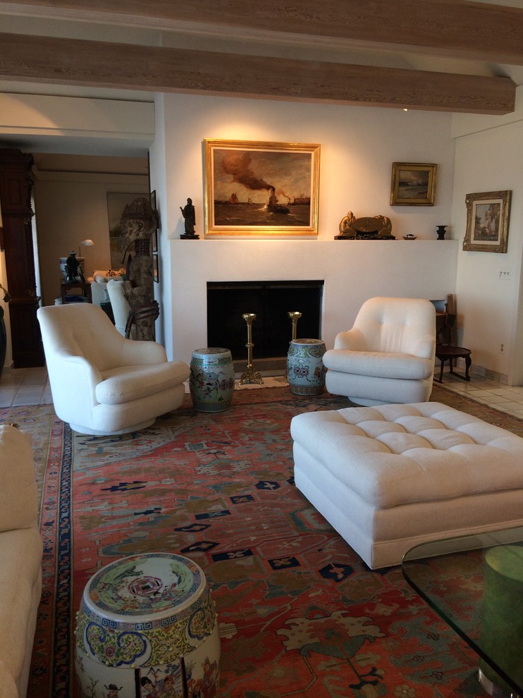 Seaside Elegance - Mediterranean - Living Room - New York - by Jennifer ...