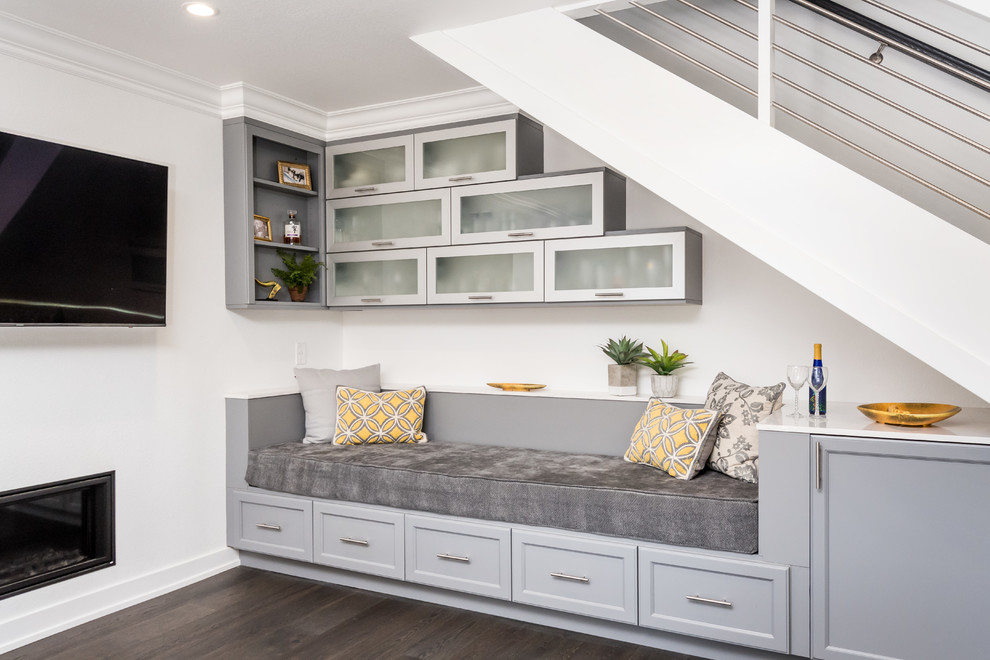 Seating area with Storage - Modern - Living Room - San Francisco | Houzz