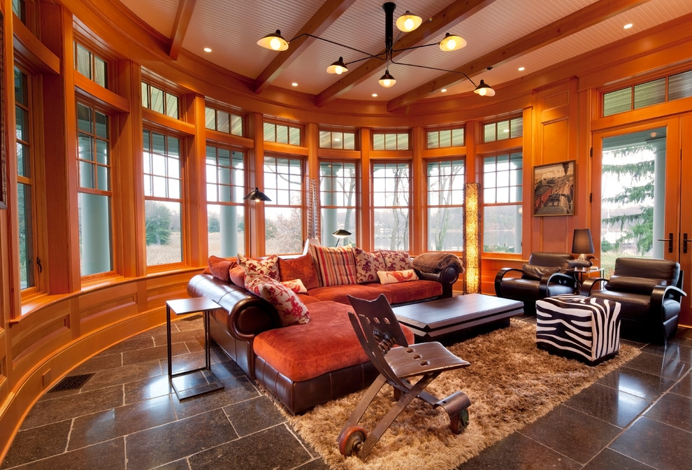 Semi-circular Sitting Room - Traditional - Living Room - Baltimore - by ...
