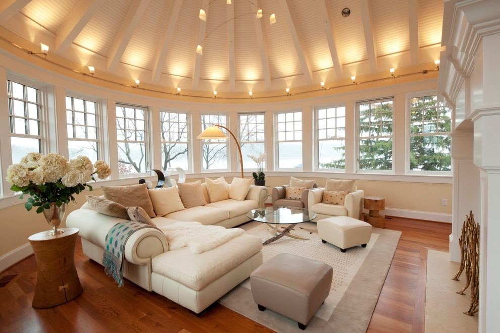 Semi-circular Sitting Room - Traditional - Living Room - Baltimore - by ...