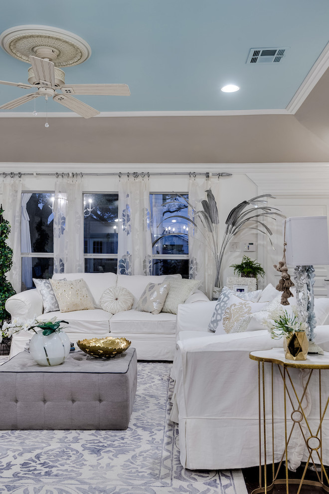 Shabby Chic Living Rooms - Transitional - Living Room - New Orleans ...