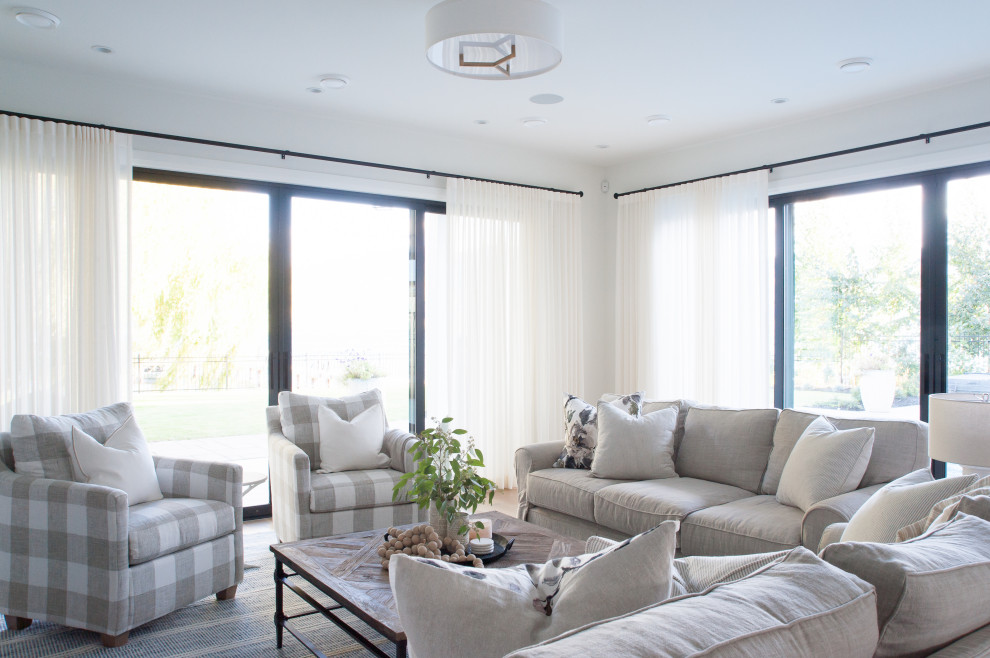 Sheers for a Sunroom - Traditional - Living Room - Other - by The Well ...