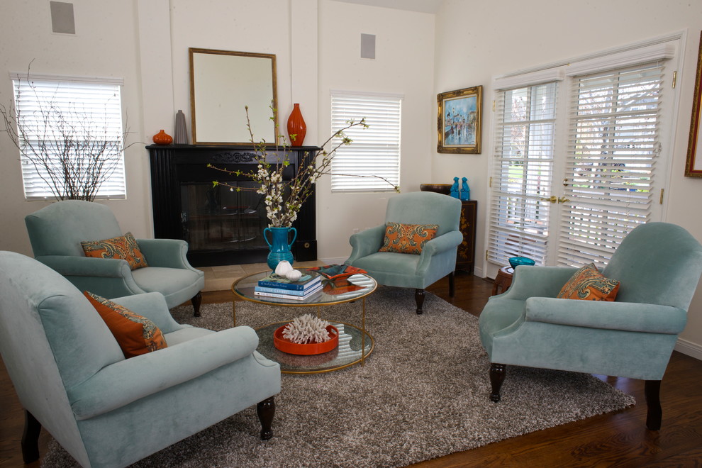 Sherman Oaks Residence-Living Room - Transitional - Living Room - Los ...