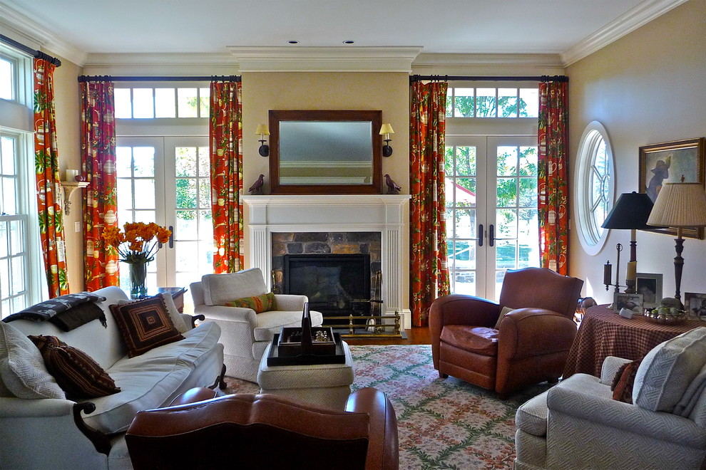 Shingle Farmhouse - Farmhouse - Living Room - Denver - by EMW ...