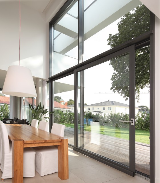 Sieger Aluminium - Contemporary - Living Room - Buckinghamshire - by ...