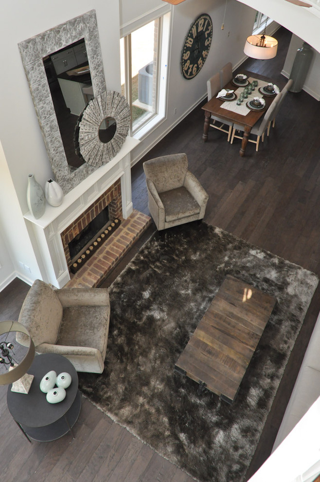 Signature Homes Keeping Room at Chace Lake - Traditional - Living Room ...