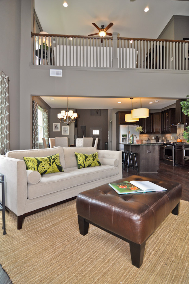 Signature Homes Living Room at Hawk's Ridge - Living Room - Birmingham ...