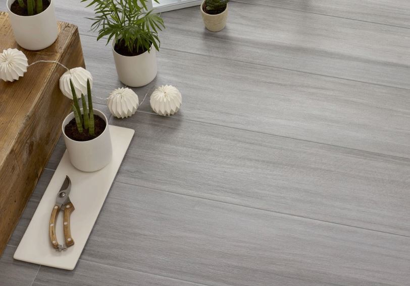 Silver Floor Tile - Modern - Living Room - New York - by Your Home ...