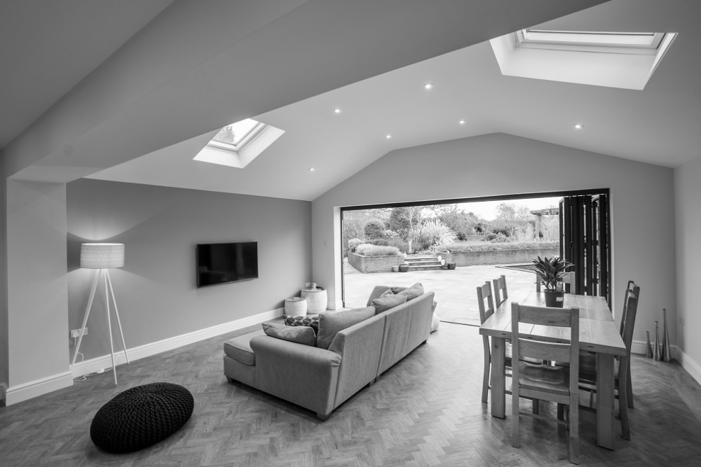 Single Storey, Rear Extension, Bradfield, Essex - Traditional - Living ...