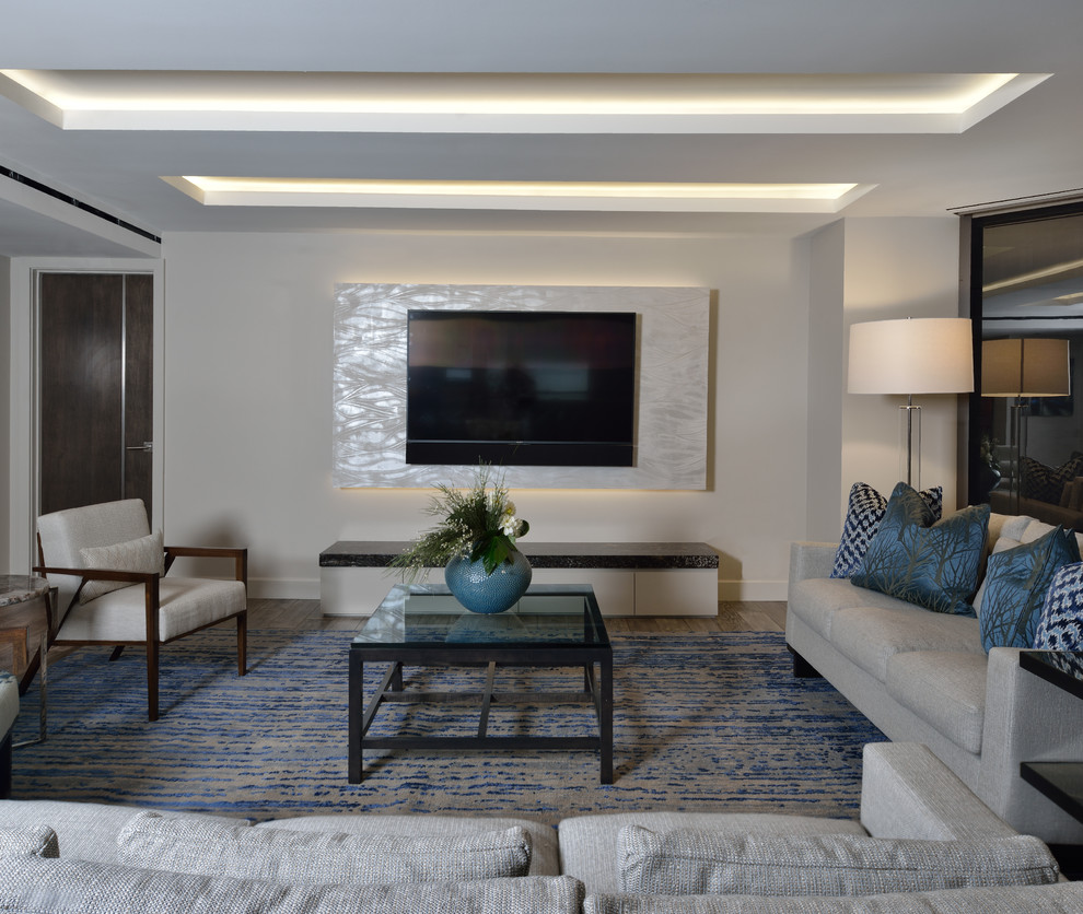 Sky High Living - Contemporary - Living Room - Houston - by Laura ...