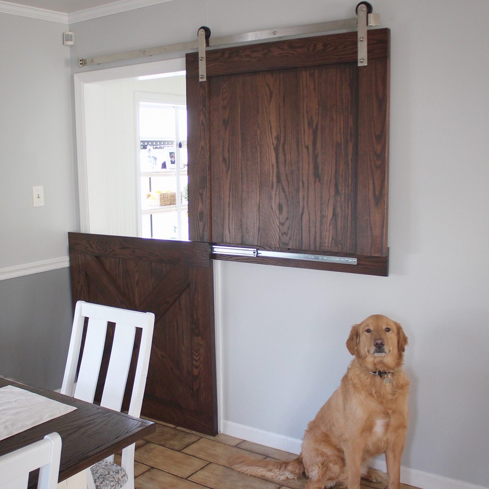 Sliding Dutch Barn Door - Country - Living Room - St Louis - by MJP ...