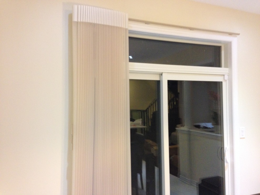 Sliding Glass Door Window Covering Solutions - Contemporary - Living ...